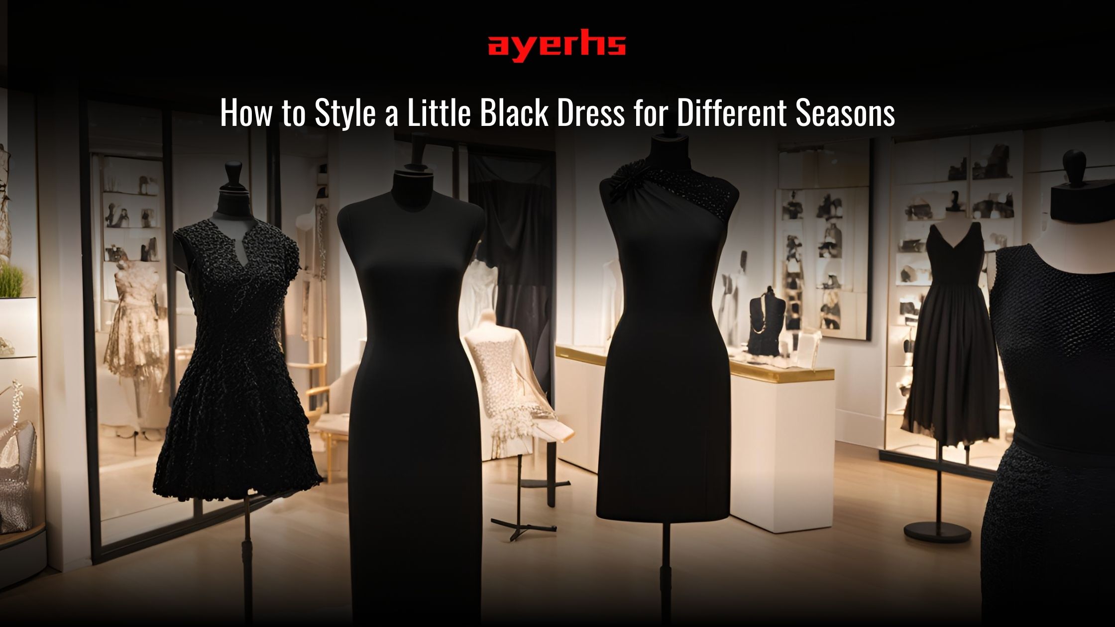 How to Style a Little Black Dress for Different Seasons – Ayerhs Magazine